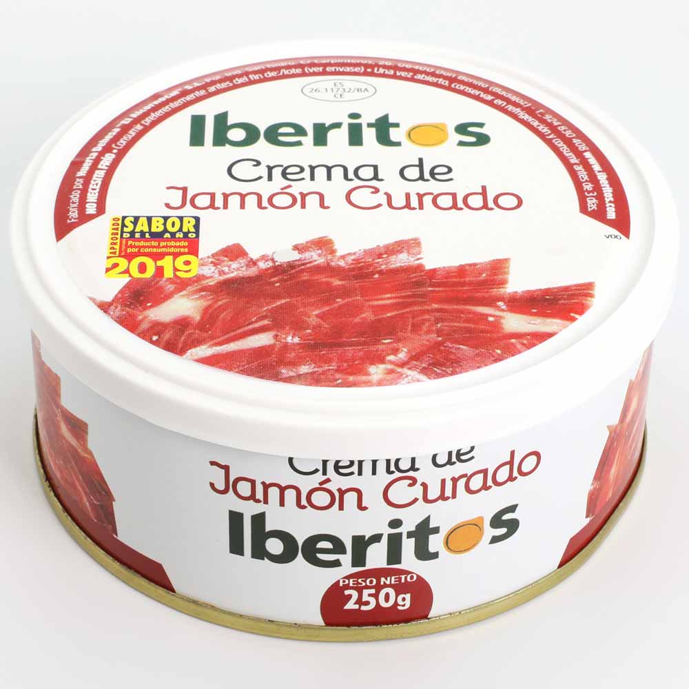 Crema de Jamón Curado. Comprar crema de Jamón de Iberitos.